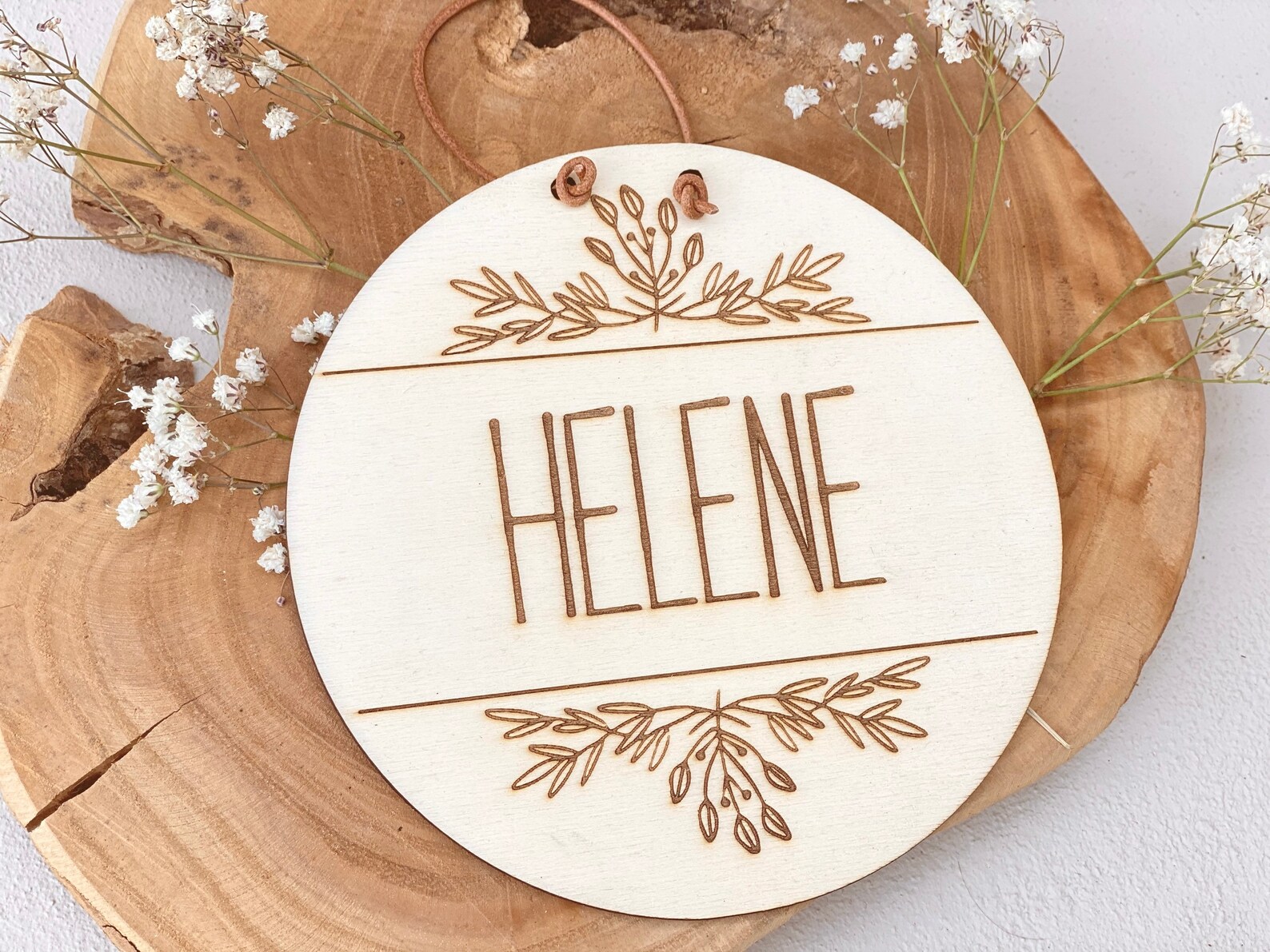 Baby gift Name tag for the children's room Birth sign | Etsy