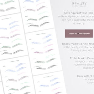 12 Microblading Patterns Step by Step Microblading Stroke Pattern ...