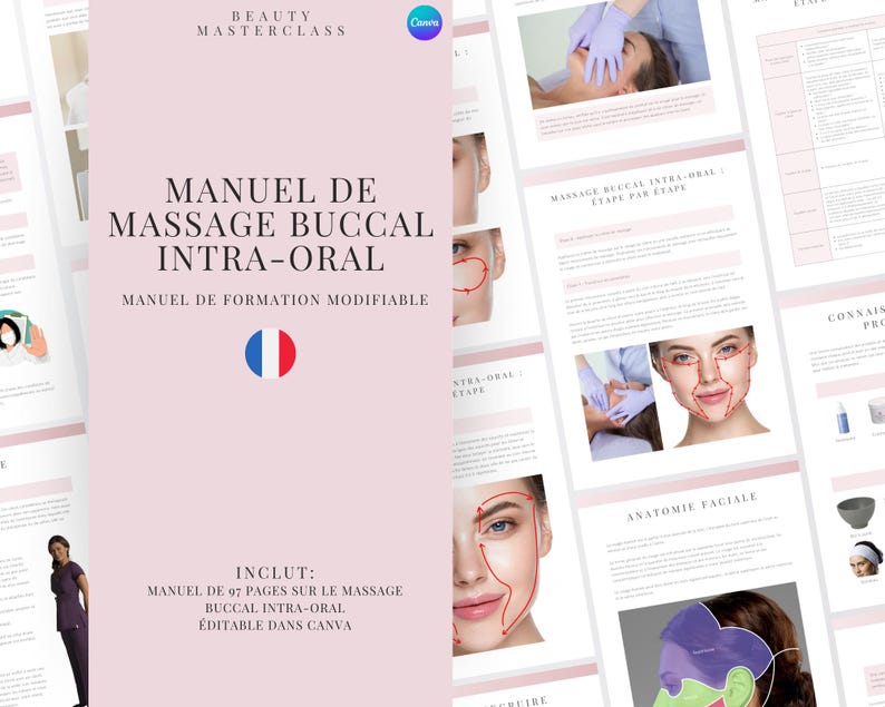 French Intra-oral Buccal Massage Training Manual - Editable Facial and ...