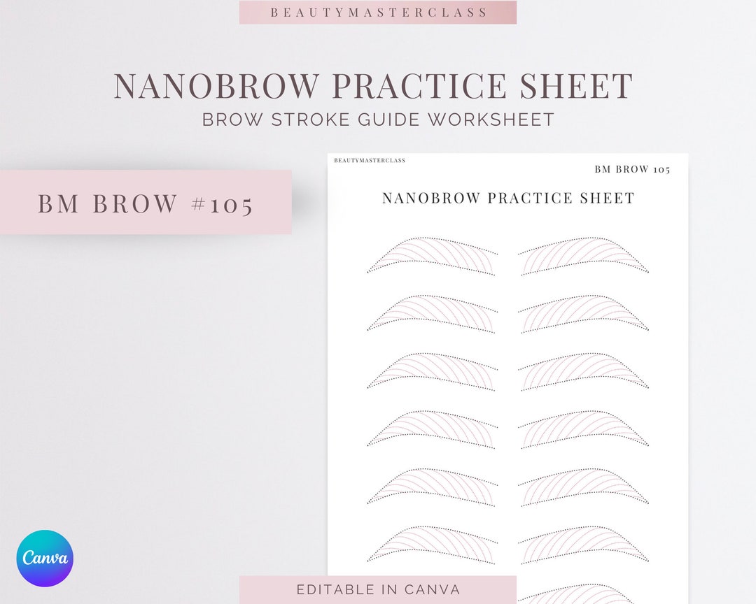 Bmbrow#105 Nanobrow Practice Worksheet | Editable Worksheet for SPMU ...