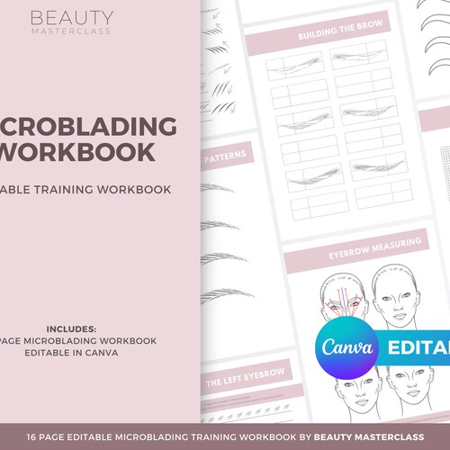 Microblading Training Manual Editable Guide for Trainers - Etsy UK