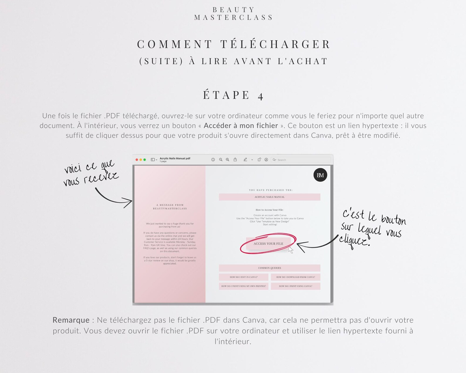 Manuel de formation en français sur le fichier électronique | Cours d ...