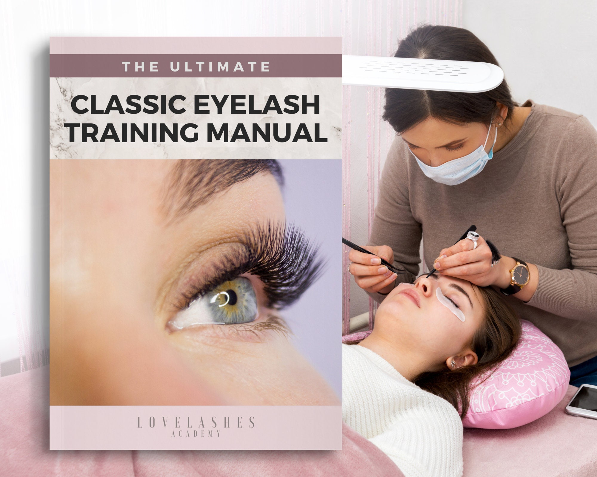 Classic Lash Extension Training Manual Editable Eyelash | Etsy