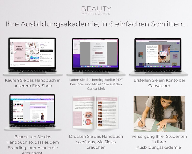 German Brow Mapping Measuring Manual Advanced Eyebrow - Etsy