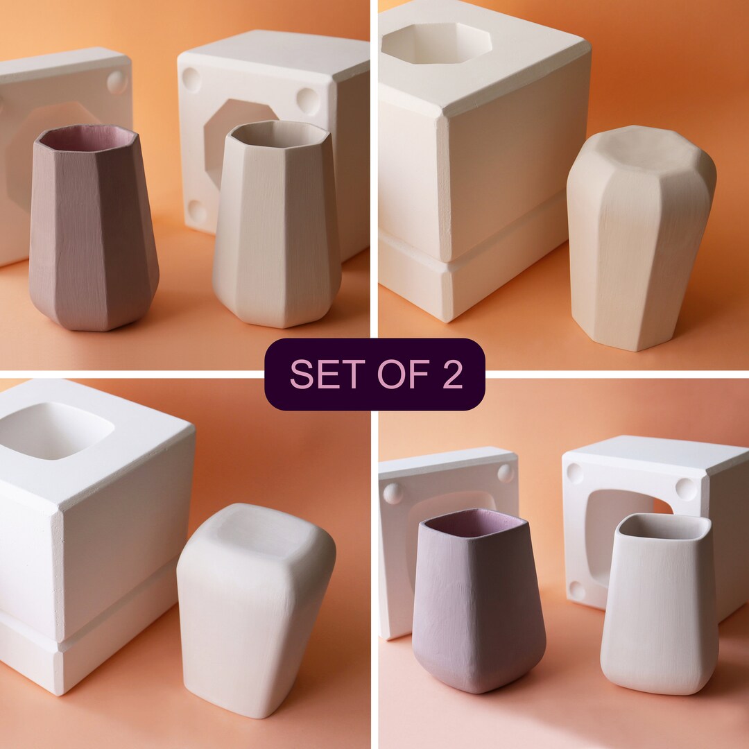 Handleless Cup Plaster Molds for Slip Casting, Casting Mold, Ceramic ...