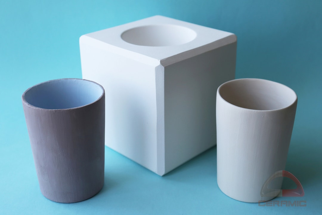 Handleless Cup Plaster Mold for Slip Casting, Casting Mold, Ceramic ...