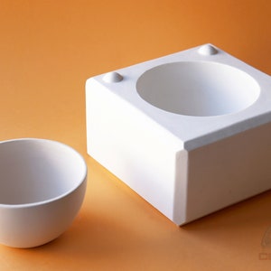 Handleless Cup Plaster Mold for Slip Casting, Casting Mold, Ceramic ...