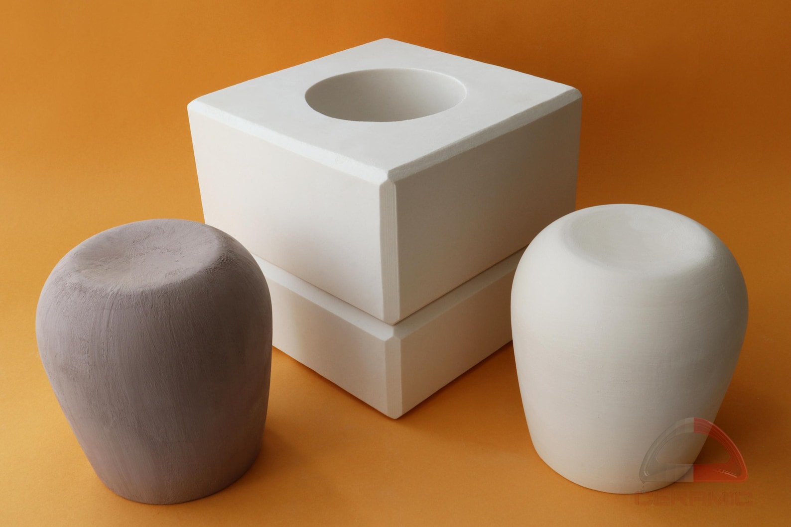 Handleless Cup Plaster Mold for Slip Casting, Casting Mold, Ceramic ...
