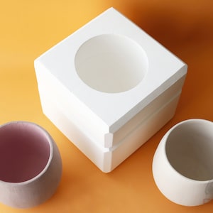 Handleless Cup Plaster Mold for Slip Casting, Casting Mold, Ceramic Mold - DC014 - Etsy