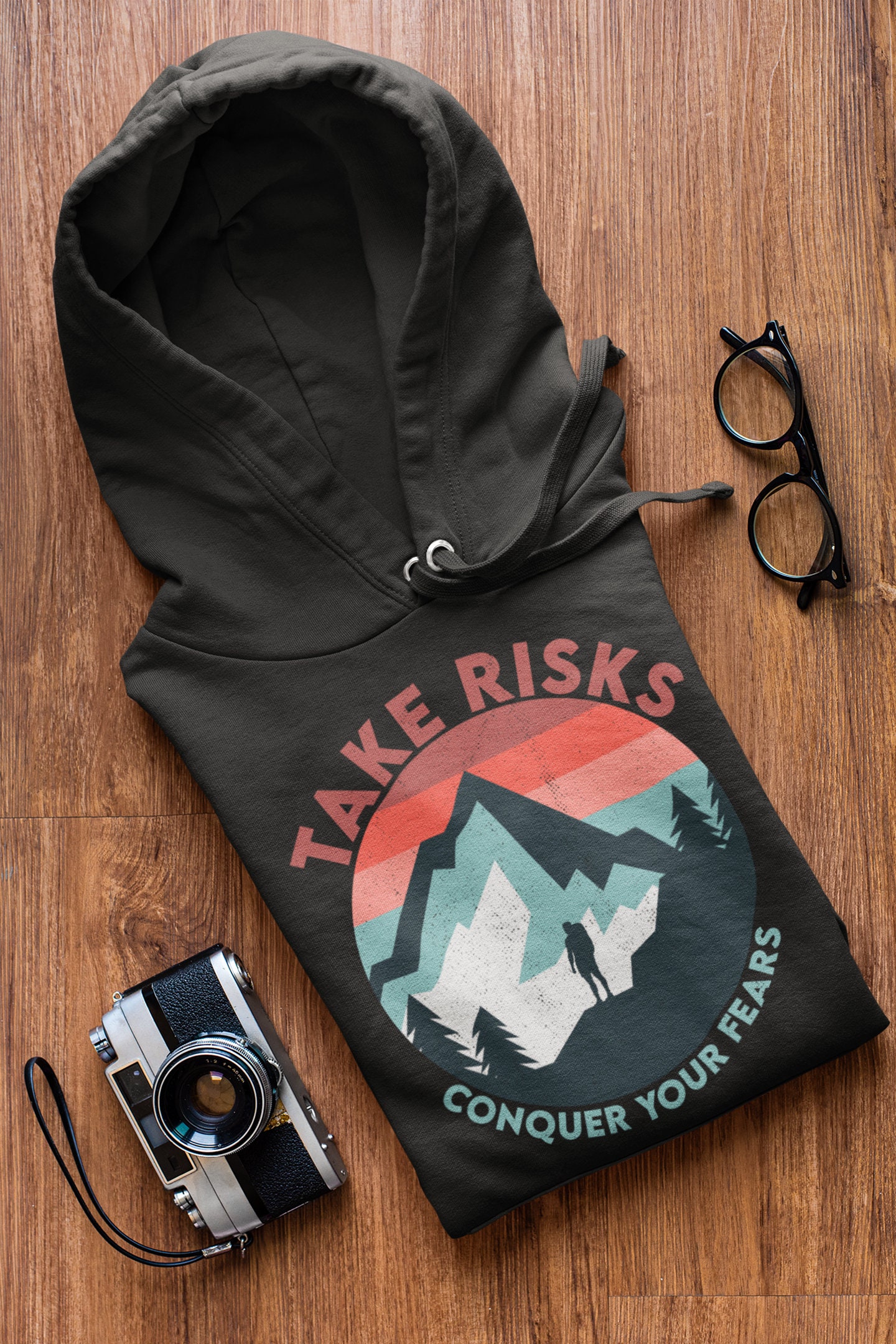 Take Risks Motivational Hoodie Inspirational Hoodie Graphic | Etsy