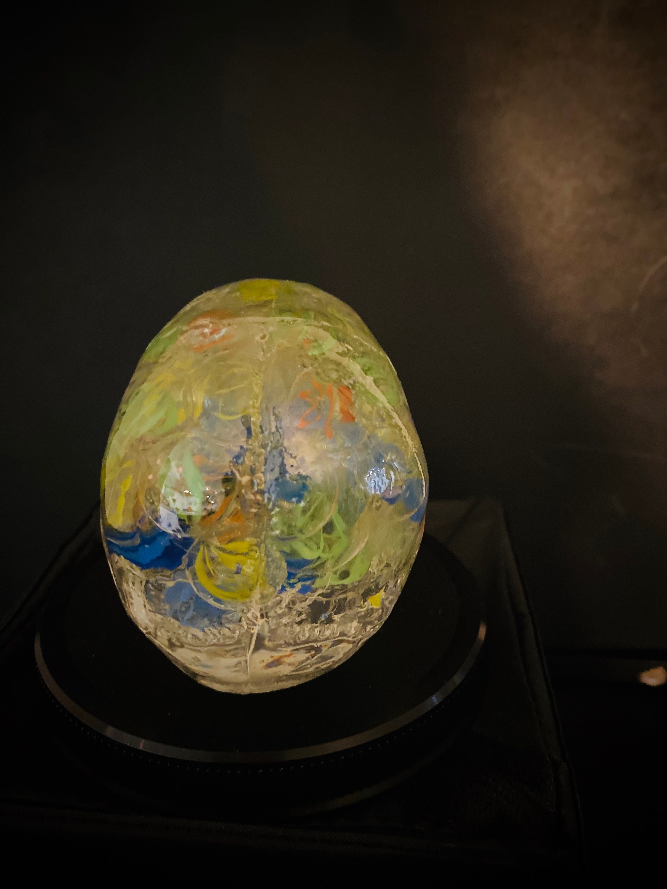 Marble 3D Skull, Epoxy Resin Skull, Gothic Skull Art, Colored Skull ...