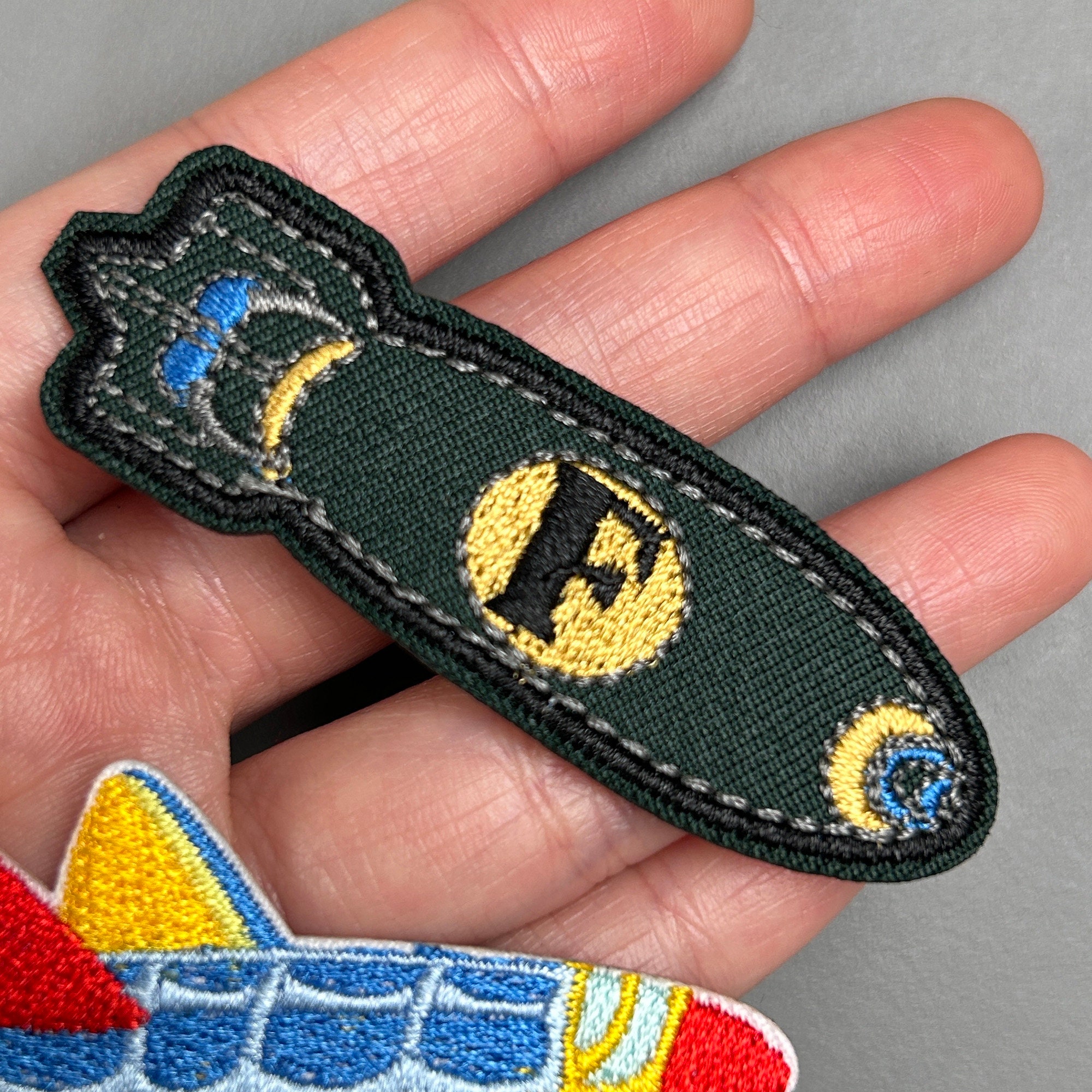 Airship Airplane Embroidery Patch Patches, Patches for Ironing, Sewing ...