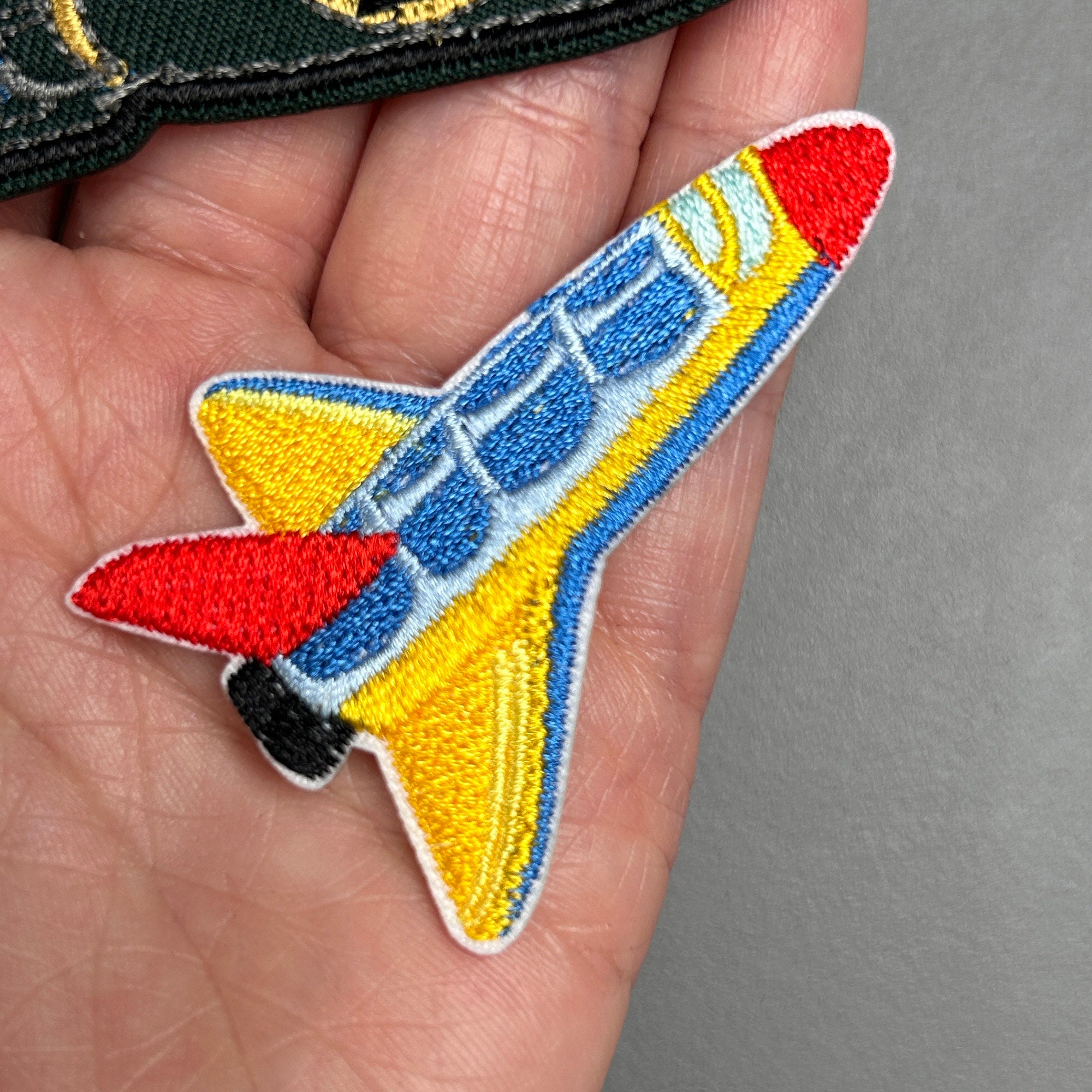 Airship Airplane Embroidery Patch Patches, Patches for Ironing, Sewing ...