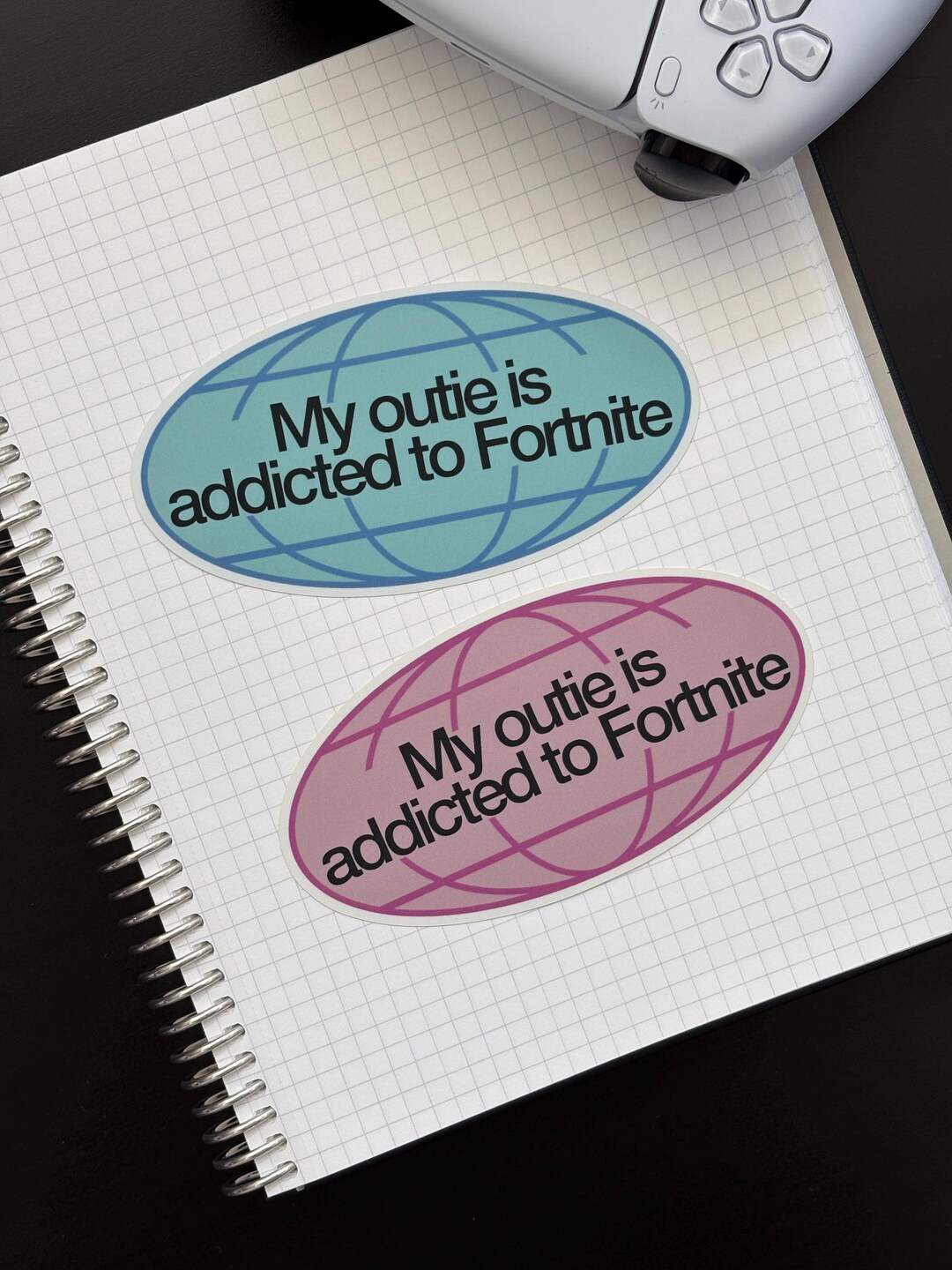 My Outie is Addicted to Gaming Vinyl Sticker | Severance | Laptop ...