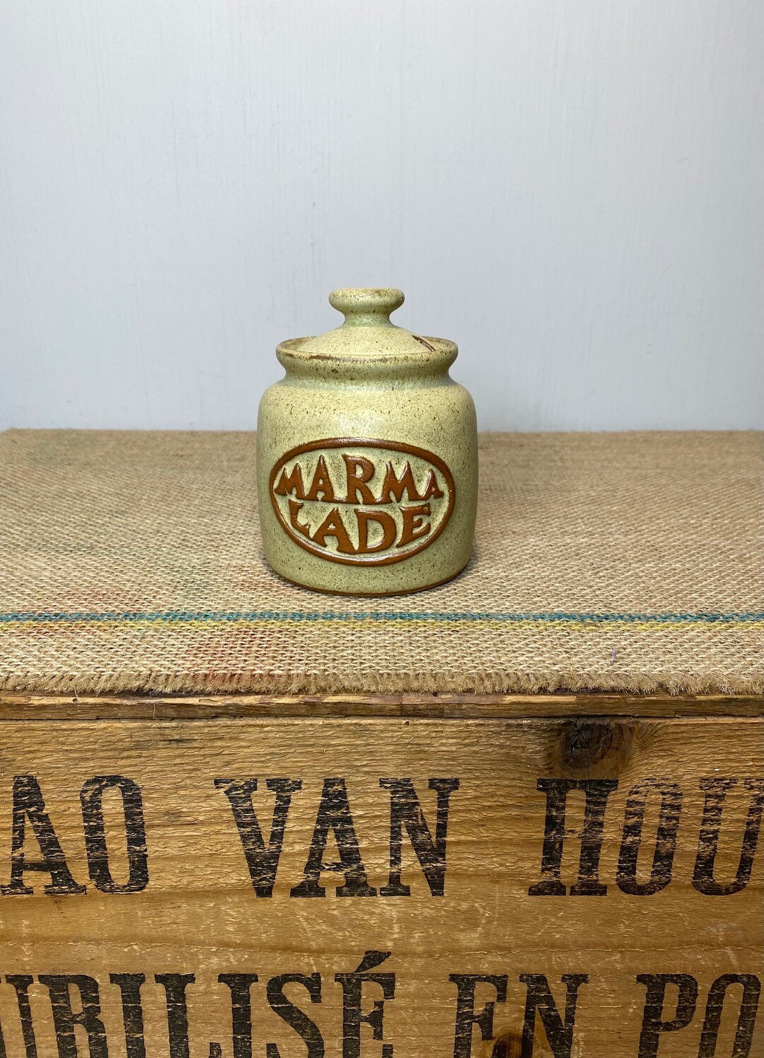 Vintage Tremar Cornish Pottery Marmalade Pot - Etsy