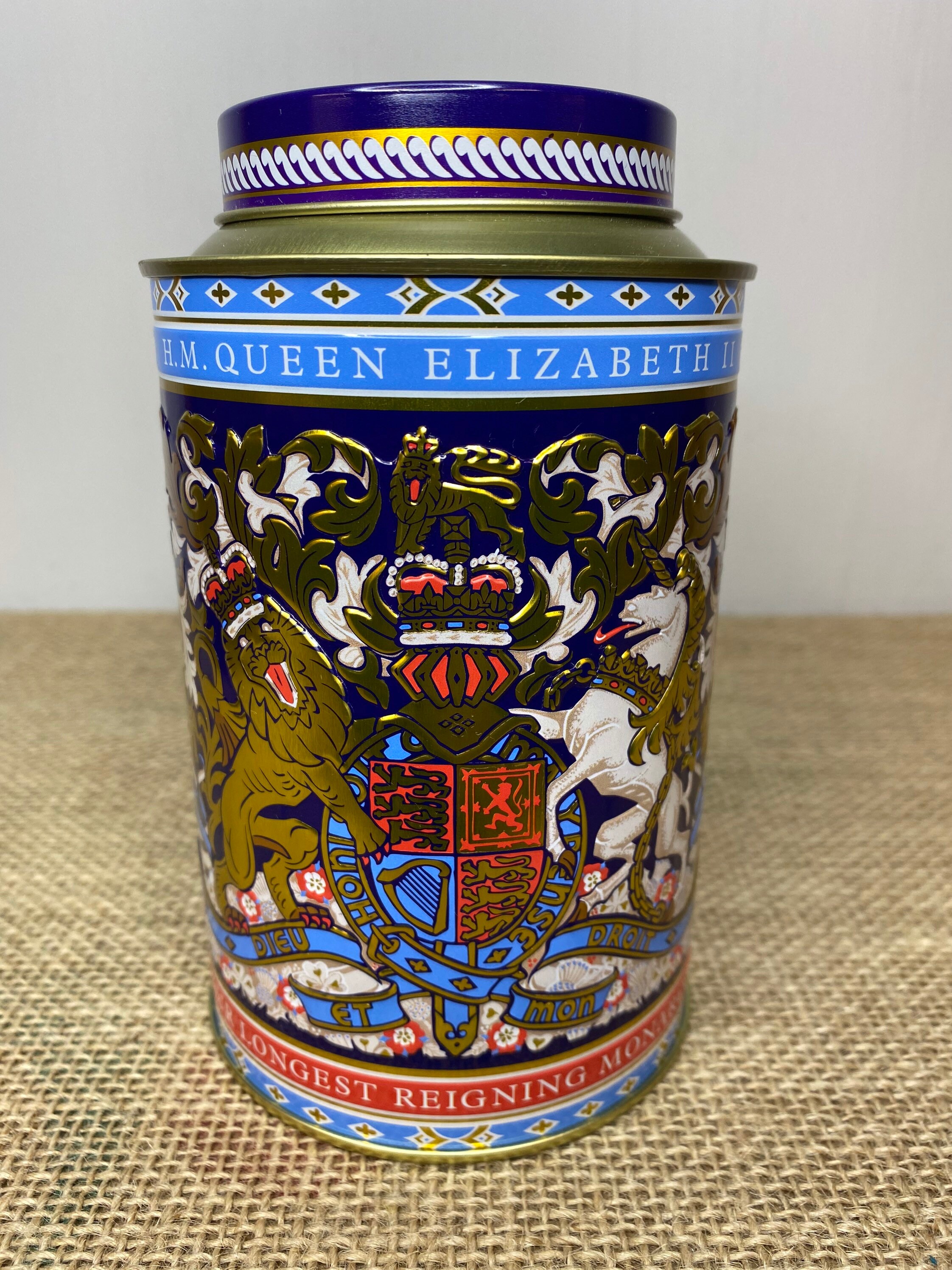 Vintage Royal Collection Queen Elizabeth II Tea Tin 2015 - Etsy UK