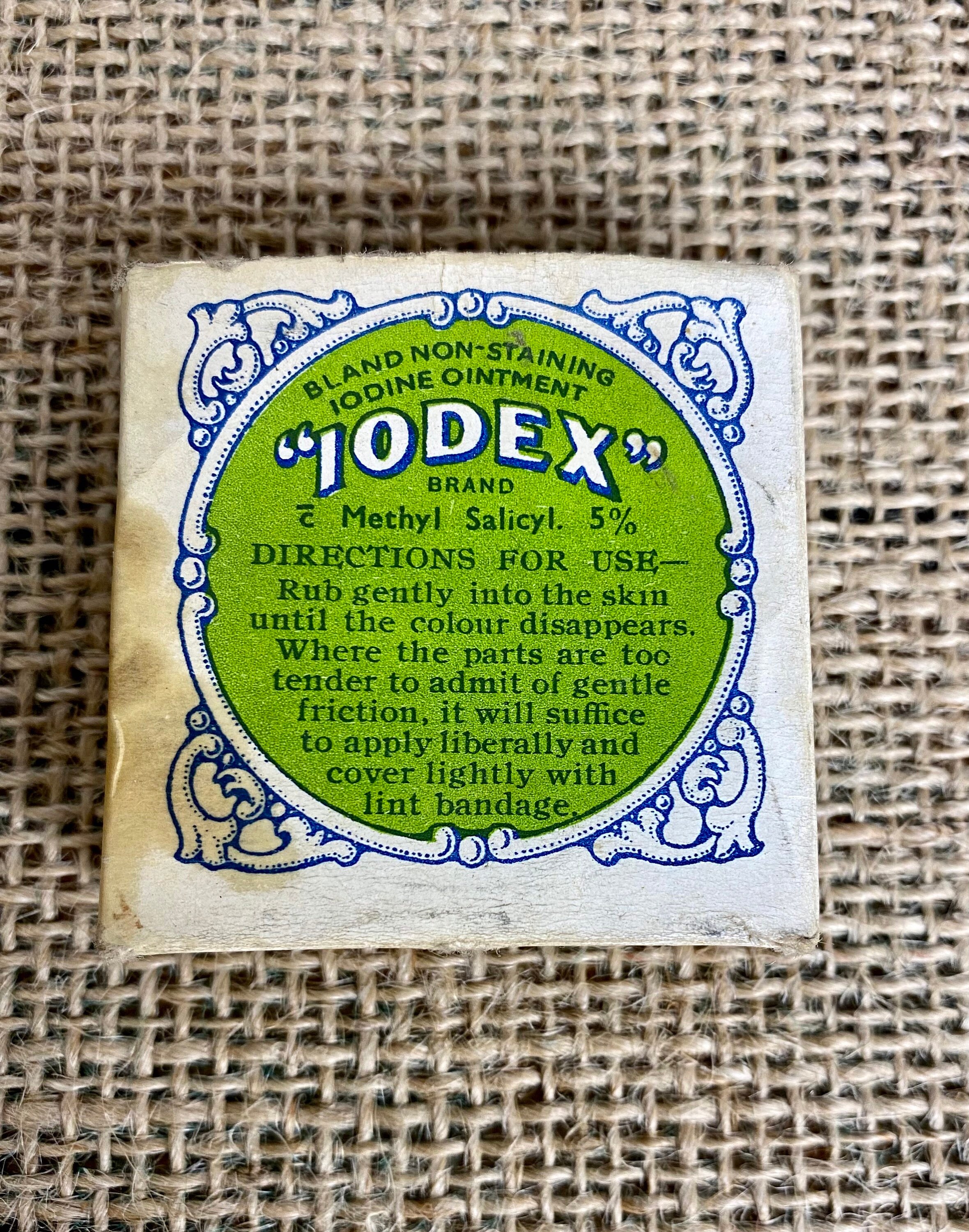 Rare Vintage Iodex Iodine Ointment Physicians Sample Tin and | Etsy