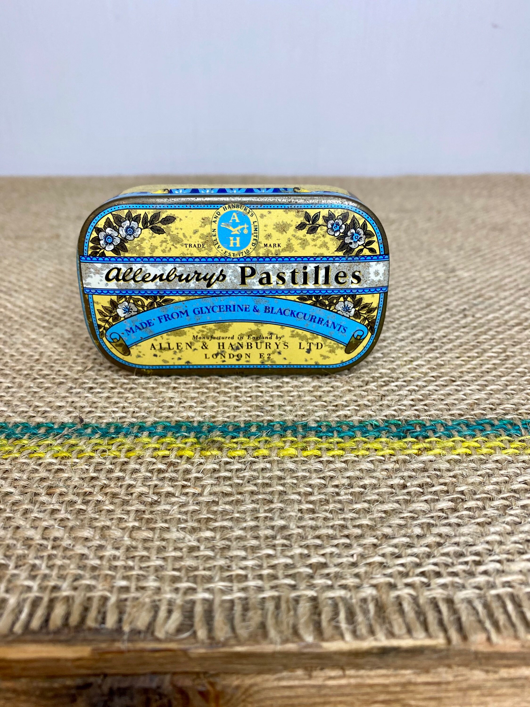 Vintage Allenburys Pastilles Tin Glycerine & Blackcurrant - Etsy UK