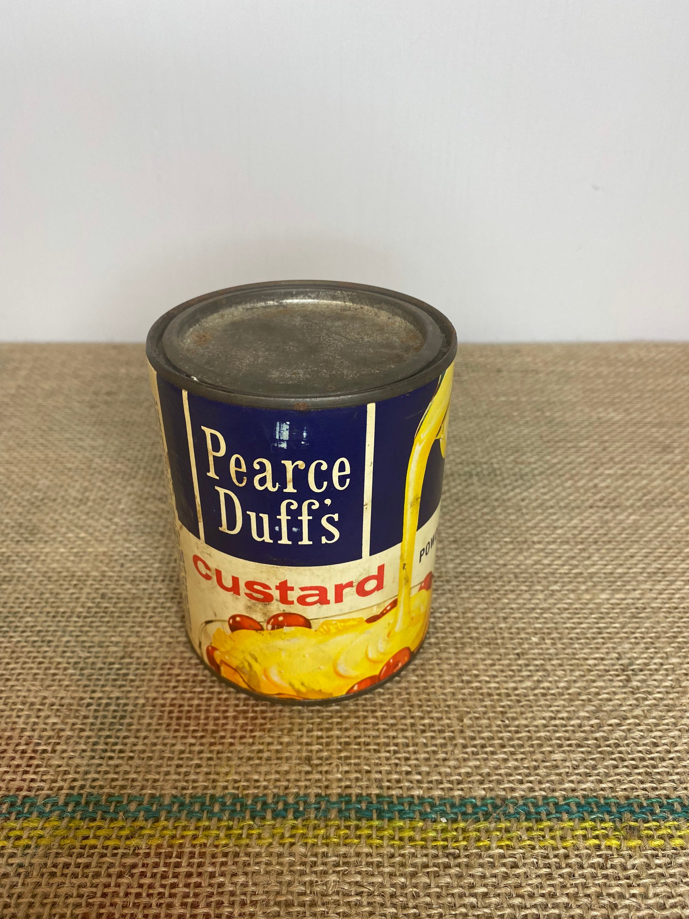 Vintage Pearce Duffs Custard Powder Tin | Etsy