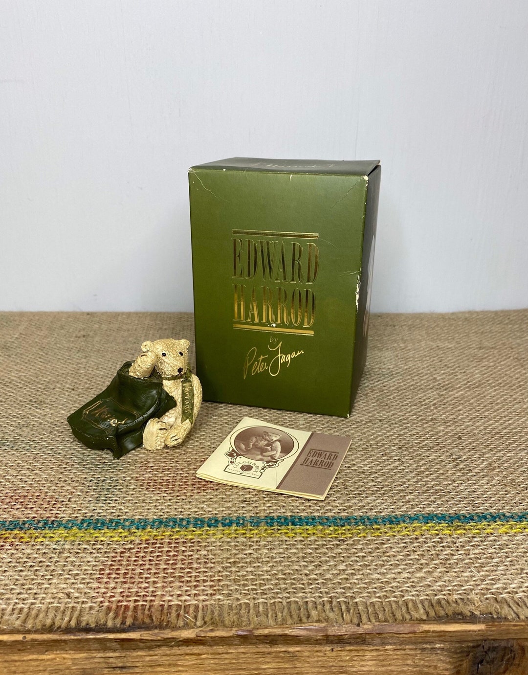Vintage Harrods Colour Box Peter Fagan Collectible Ceramic Bear - Etsy