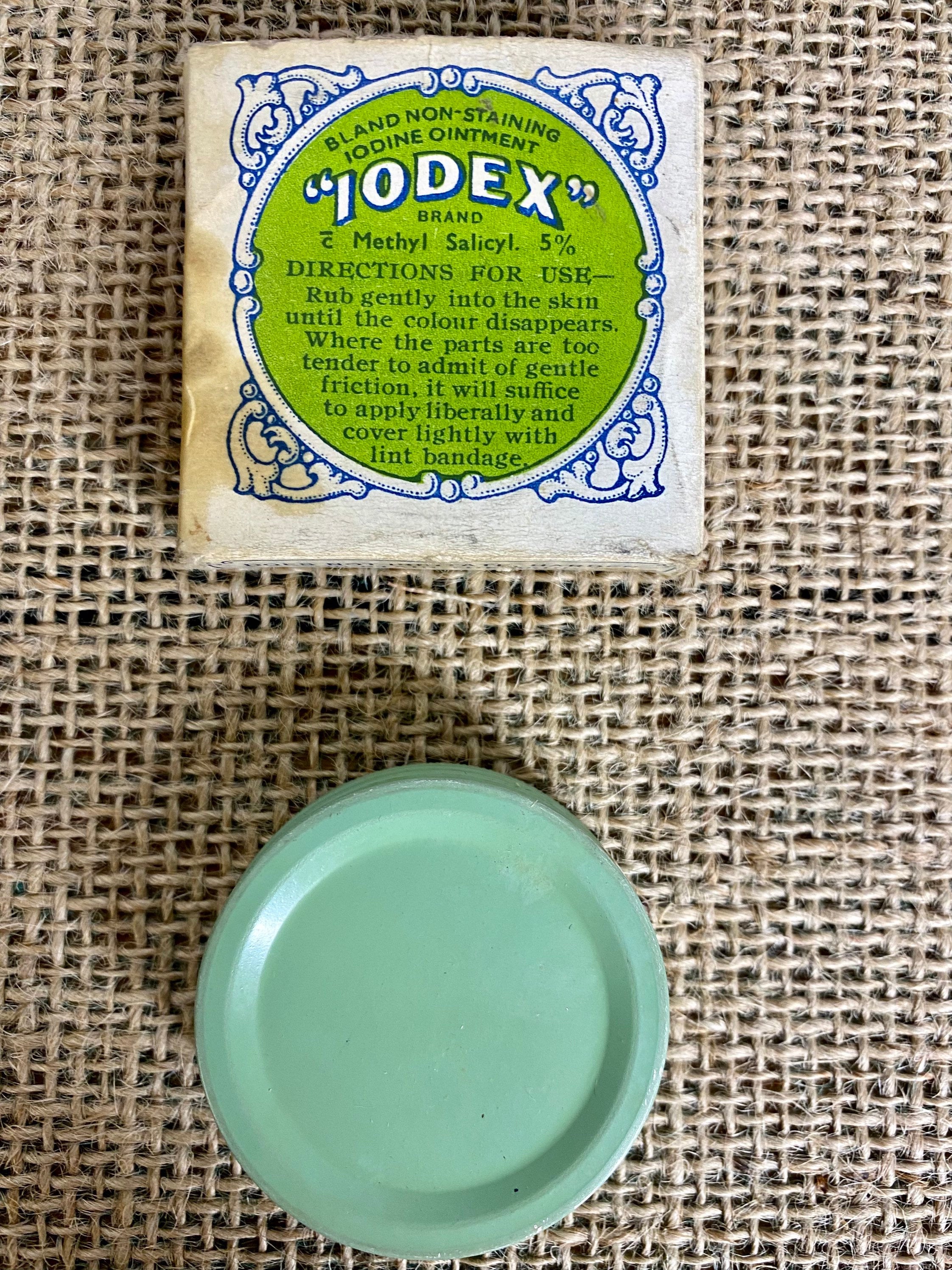 Rare Vintage Iodex Iodine Ointment Physicians Sample Tin and | Etsy