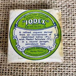 Rare Vintage Iodex Iodine Ointment Physicians Sample Tin and Box - Etsy UK