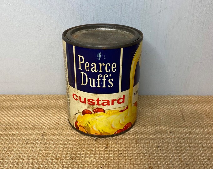 Vintage Pearce Duffs Custard Powder Tin - Etsy UK
