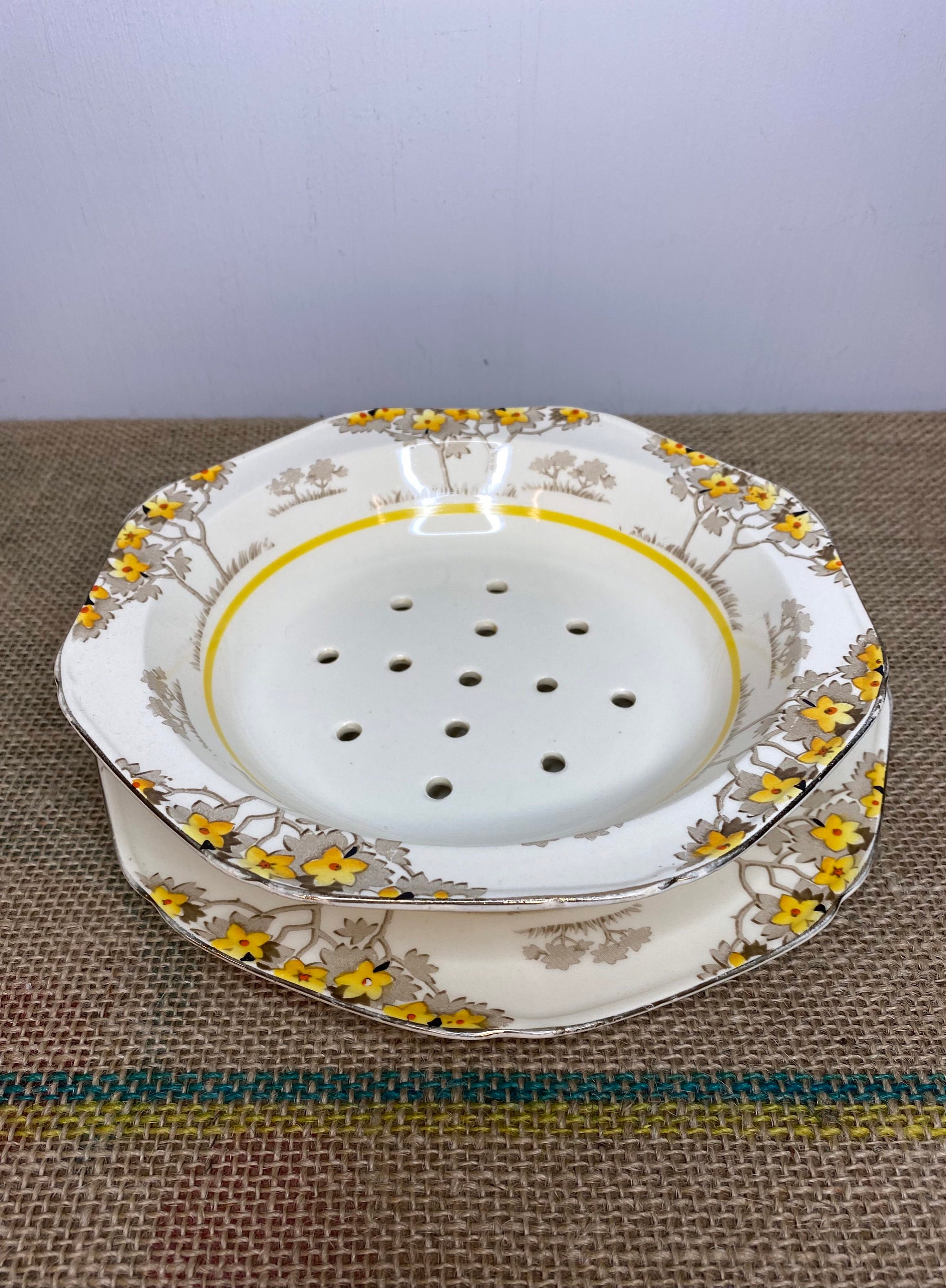 Vintage John Tams Ltd Tam Ware Drainer Dish and Plate - Etsy UK