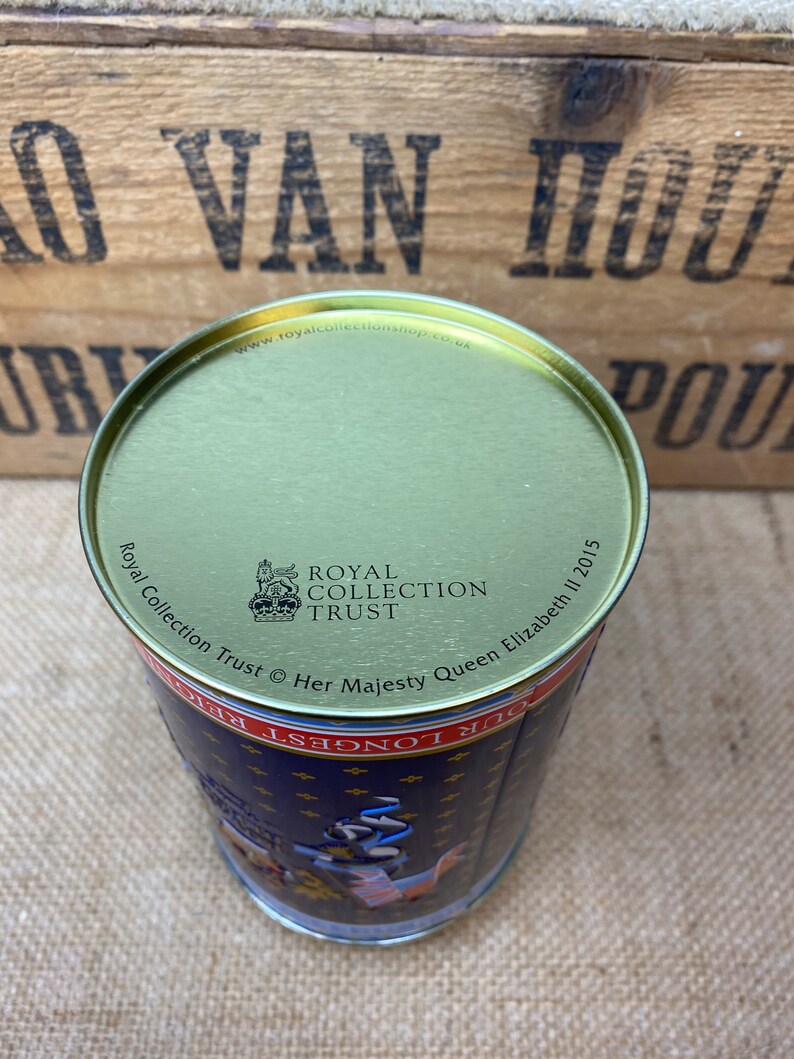 Vintage Royal Collection Queen Elizabeth II Tea Tin 2015 - Etsy UK