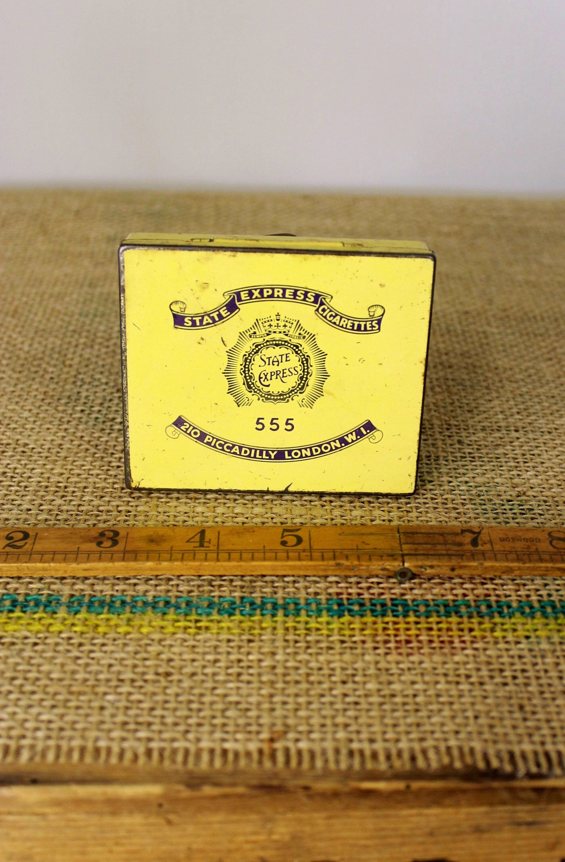 Vintage State Express Cigarette 555 Tin | Etsy