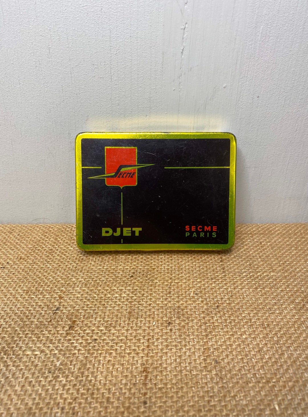 Vintage Secme Paris Djet Tin - Etsy