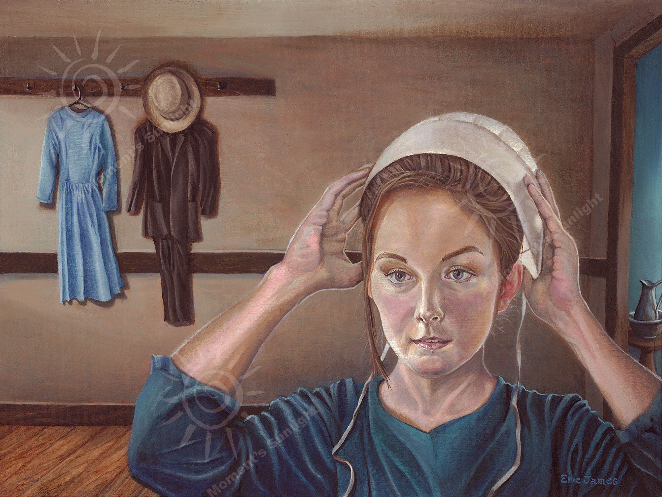 AMISH Girl-art Print - Etsy