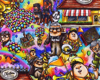 Up Pixar Fabric - Etsy