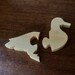 3D Wooden Duck Puzzle Two Piece Animal Puzzle Toy - Etsy