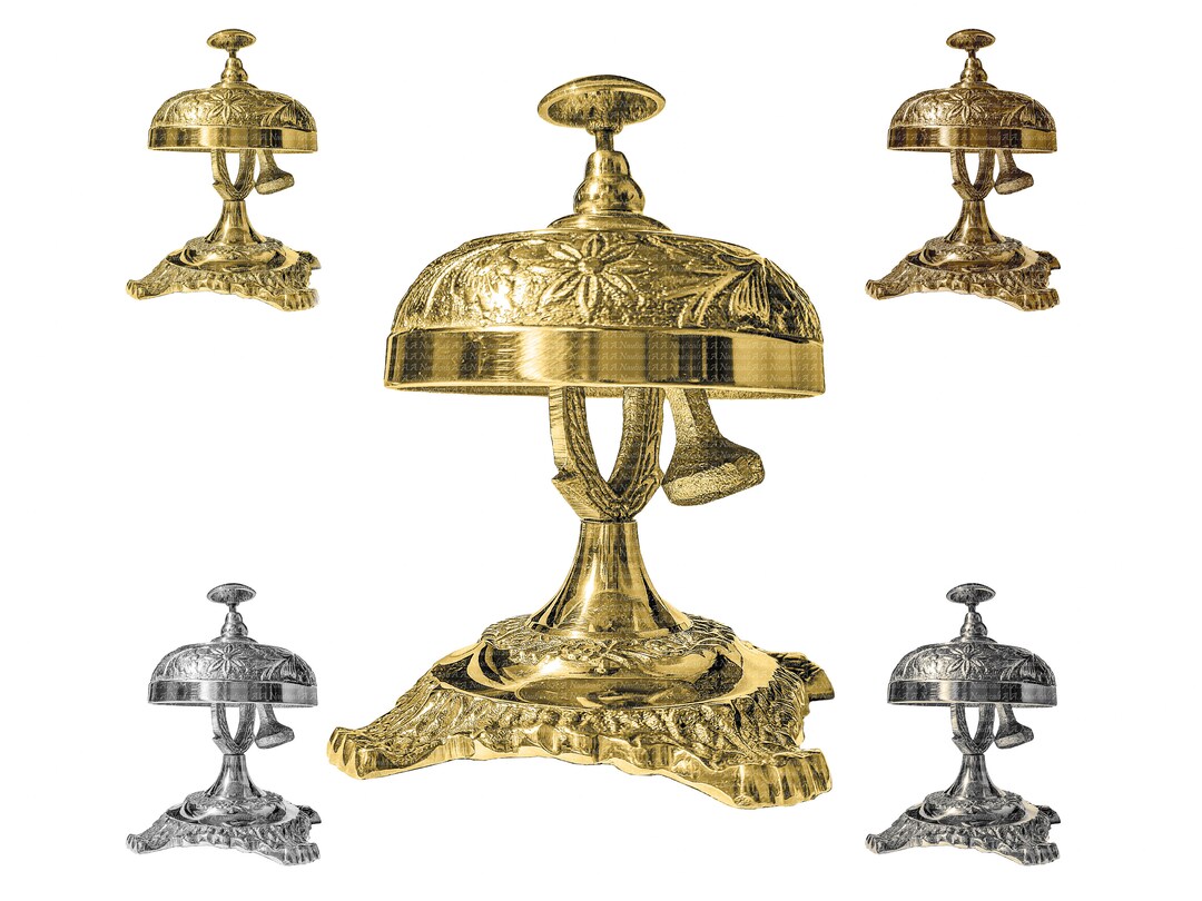 Office Brass Desk Calling Bell Unique, Vintage Nautical Antique Hotel ...