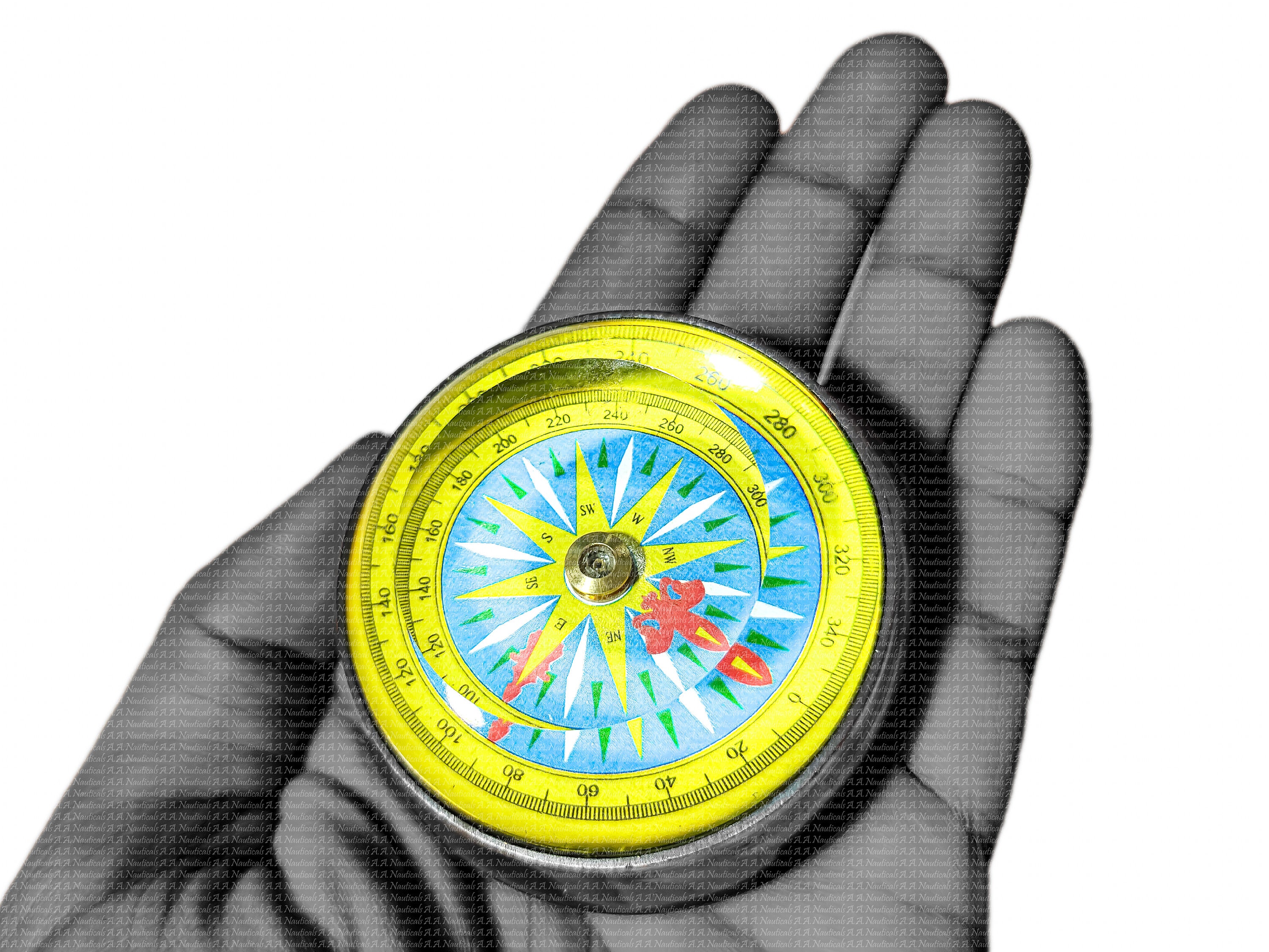 Custom Paper Weight Desk Compass, Pocket Compass, Groomsmen Gift ...