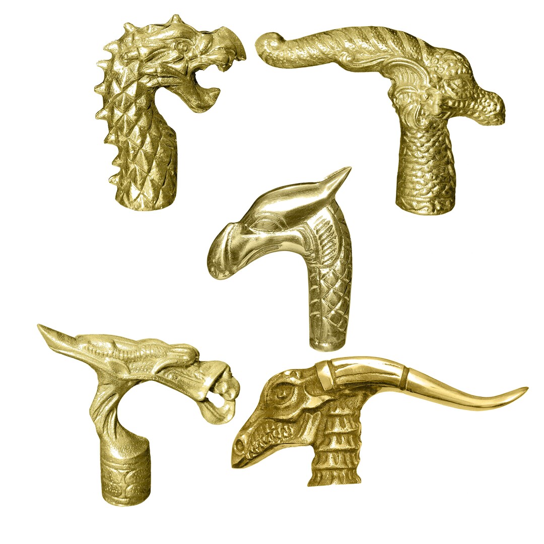 Dragon Handles/heads for Walking Stick Cane Gifts for Him, Her ...