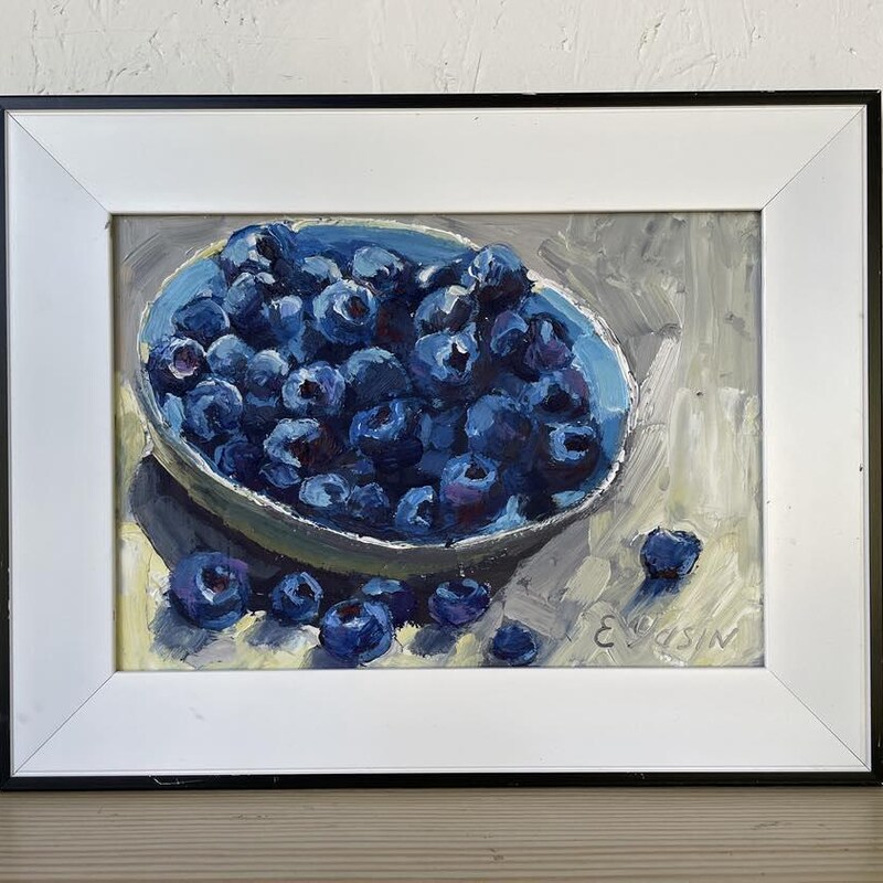 Blueberry Painting - Etsy