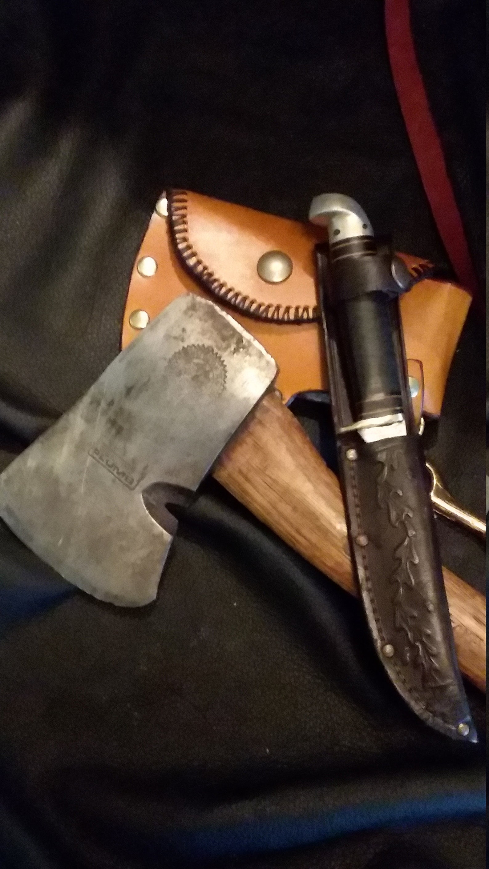 This Scout Axe and Western Knife Are Vintage Bushcraft Camping - Etsy