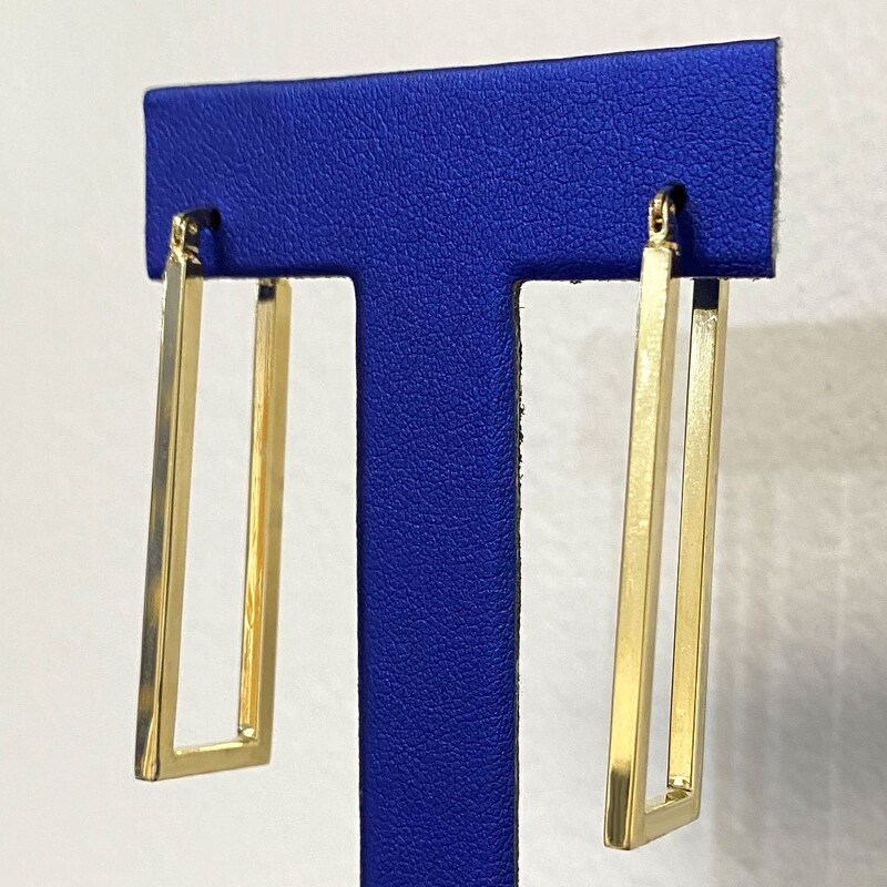 Rectangle Hoops - Etsy