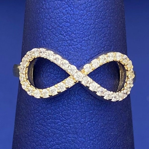 Gold Infinity Ring - Etsy