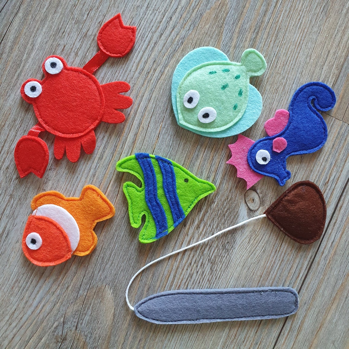 Fishing Quiet Book Page Pattern and Tutorial SVG Files for Cricut Felt ...