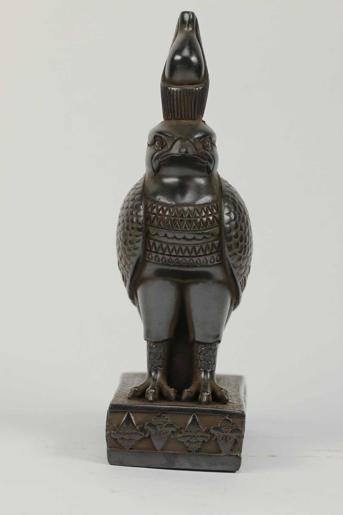 Horus Falcon Figure Wearing Double Crown of Egypt pschent - Etsy