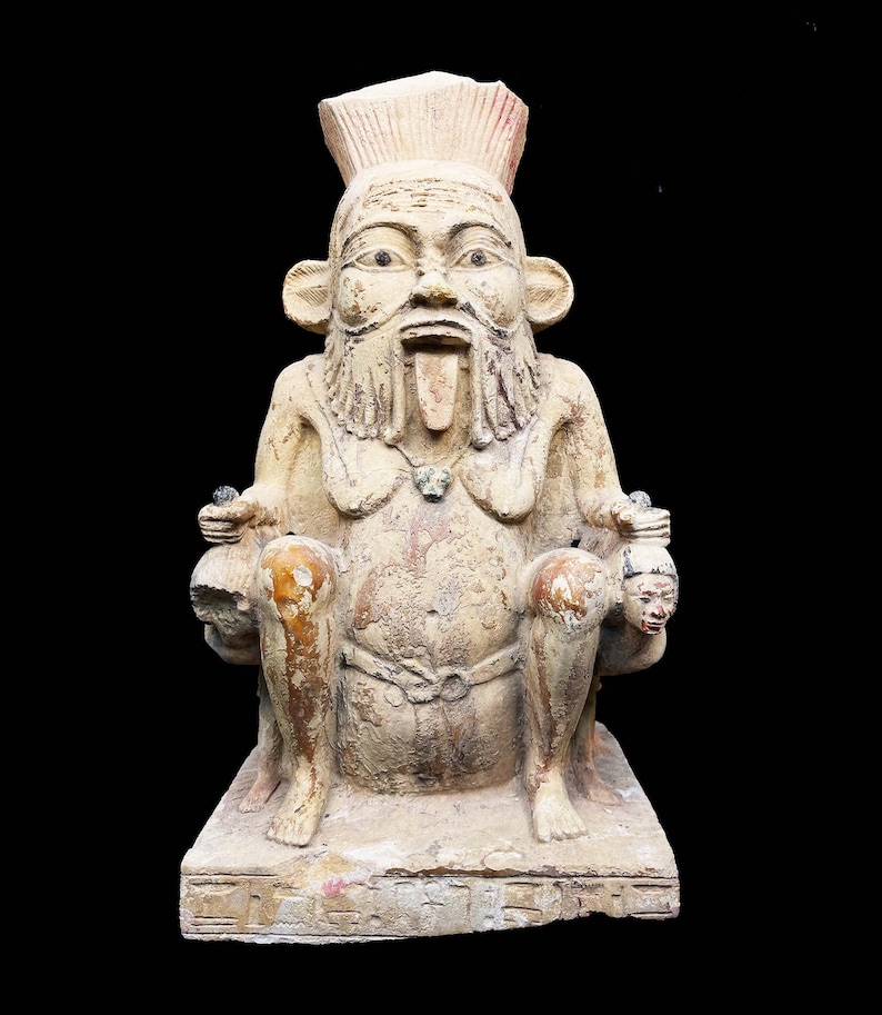 Egyptian God Bes Handmade in Egypt - Etsy