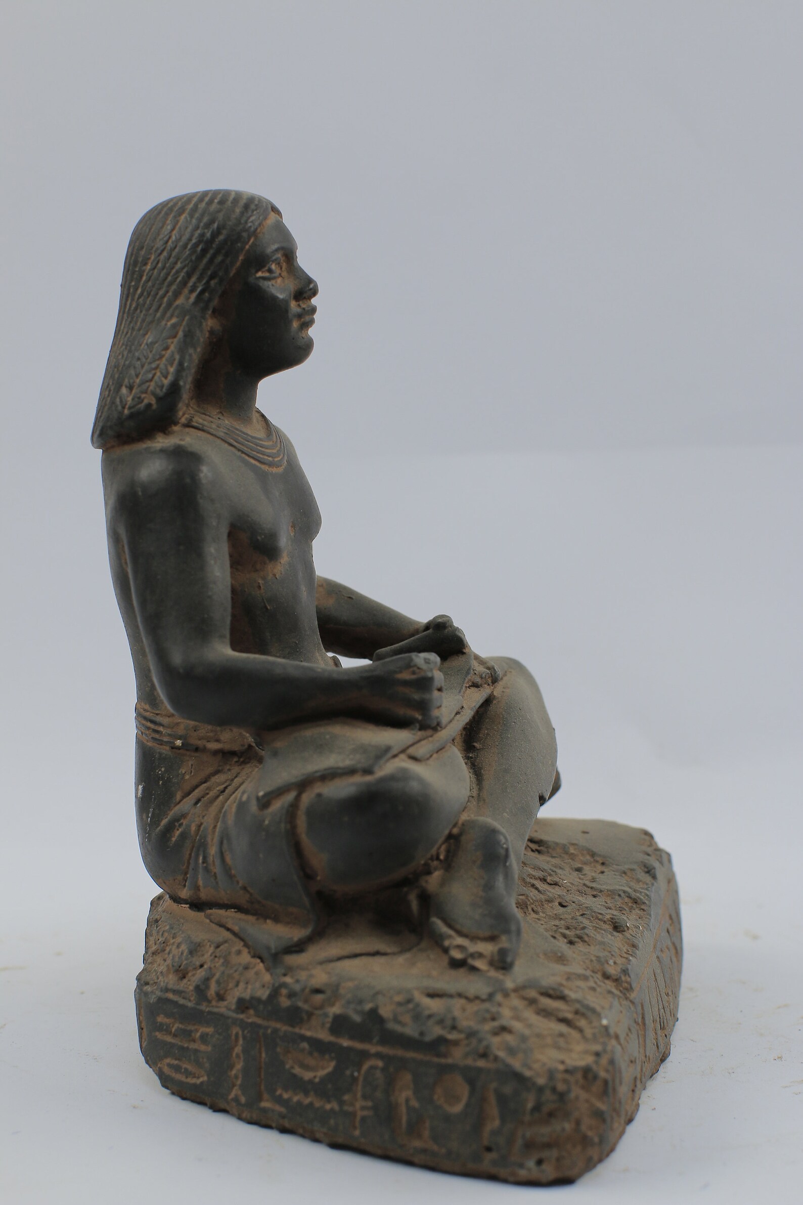 Ancient Egyptian Scribe Hand Made Real Carved Like the One in - Etsy