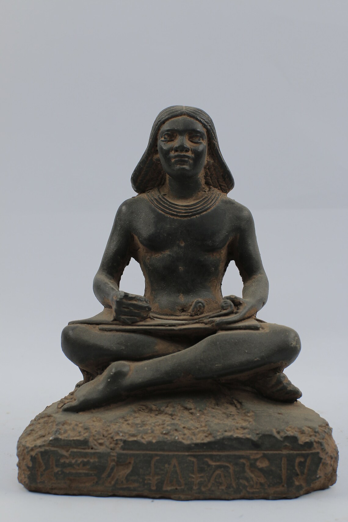 Ancient Egyptian Scribe Hand Made Real Carved Like the One in - Etsy