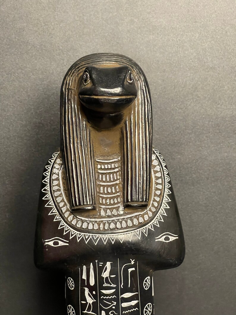 Heqet Altar Statue Heket Goddess of Chaos & Night Ancient - Etsy