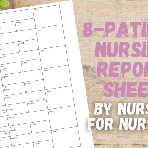 CNA Report Sheet - Etsy