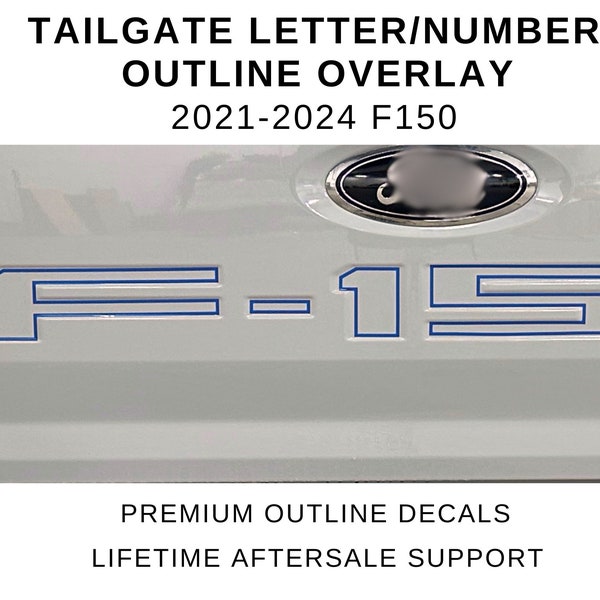 Outline Letter Decals - Etsy