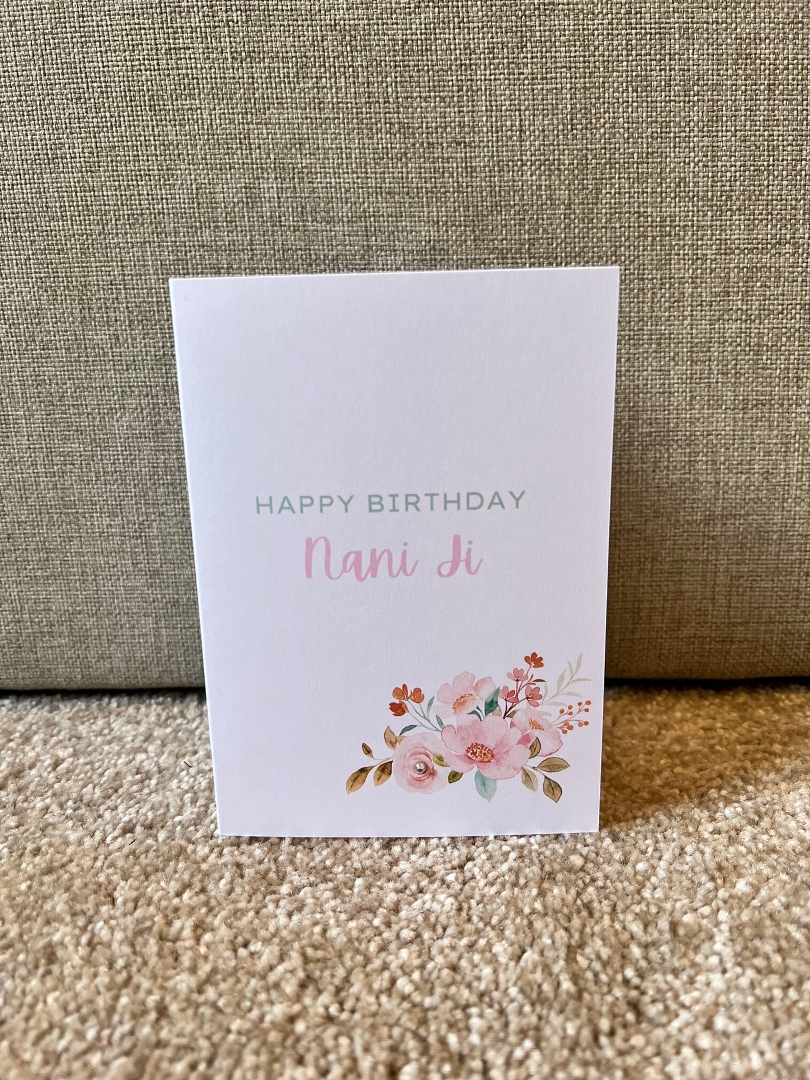 Happy Birthday Nani Card Massi Card Khala Card Bibi Card - Etsy